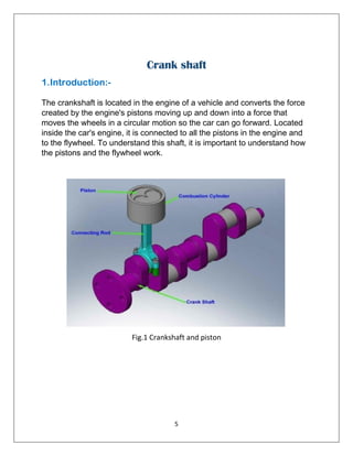 experiment Crank shaft I.C ENGINE | PDF