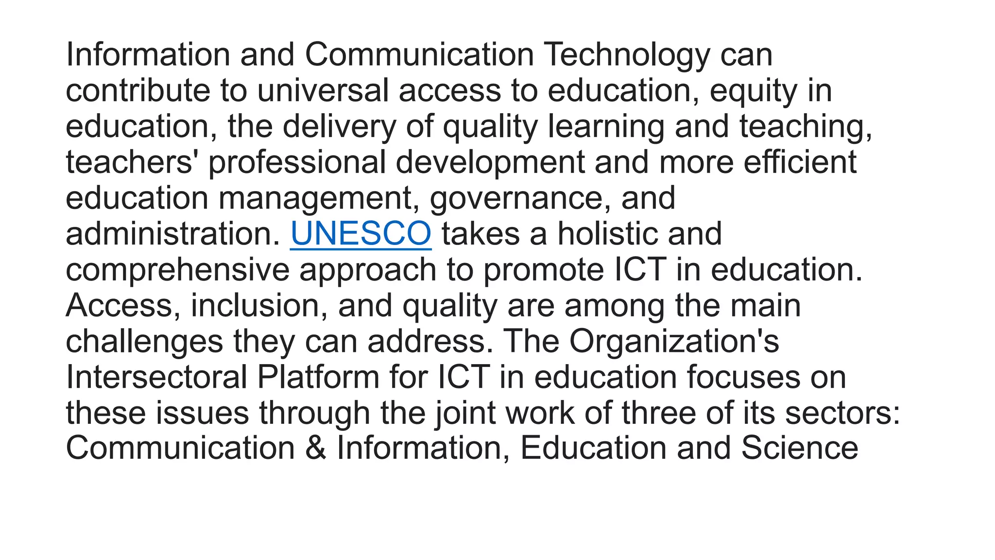 Information and Communication Technologies (ICTs) | PPTX