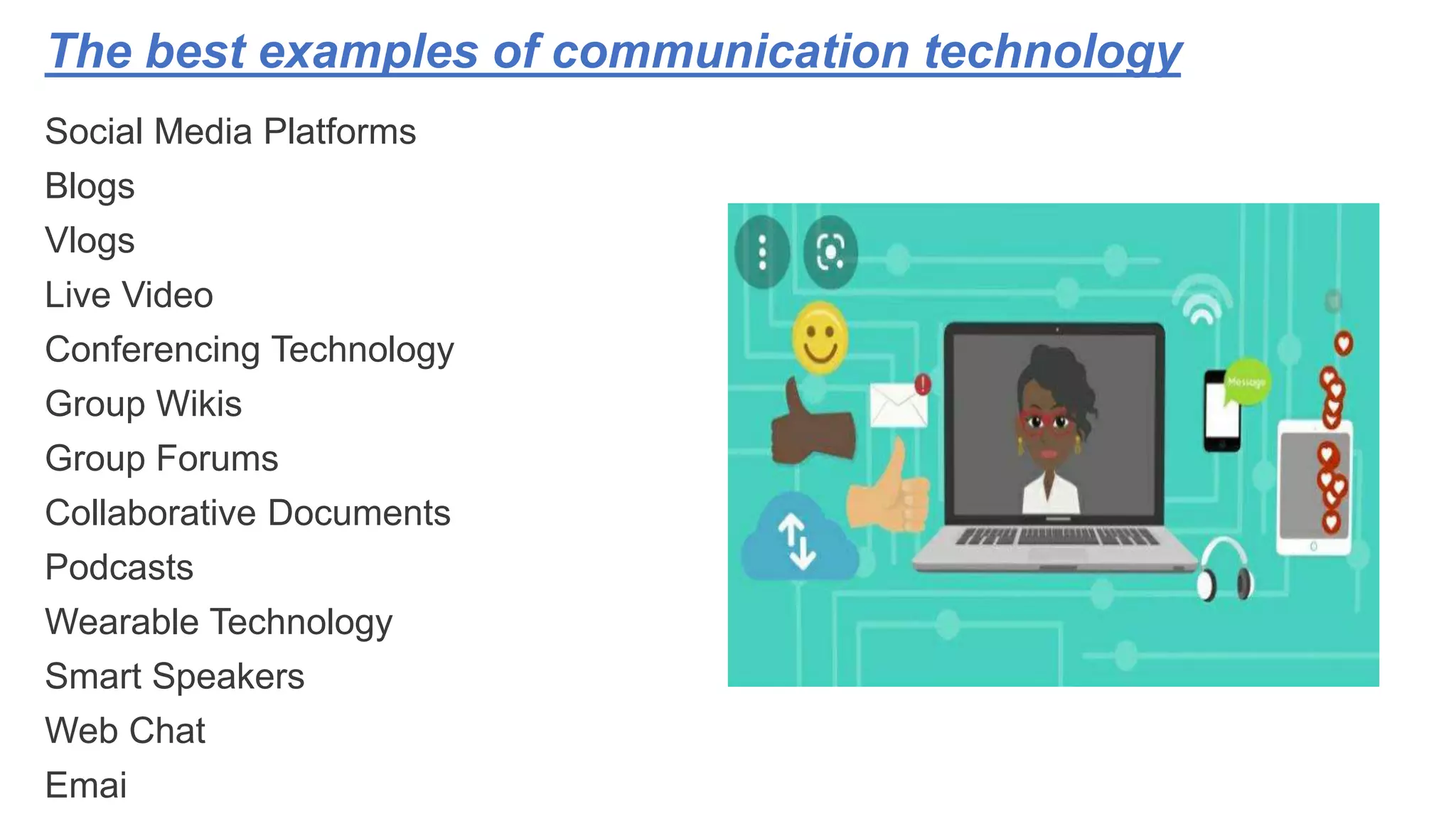 Information and Communication Technologies (ICTs) | PPTX
