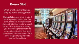 สล็อตออนไลน์เว็บตรง | PPT | Free Download