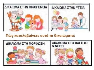 ΤΑ ΔΙΚΑΙΩΜΑΤΑ ΤΟΥ ΠΑΙΔΙΟΥ | PPTX