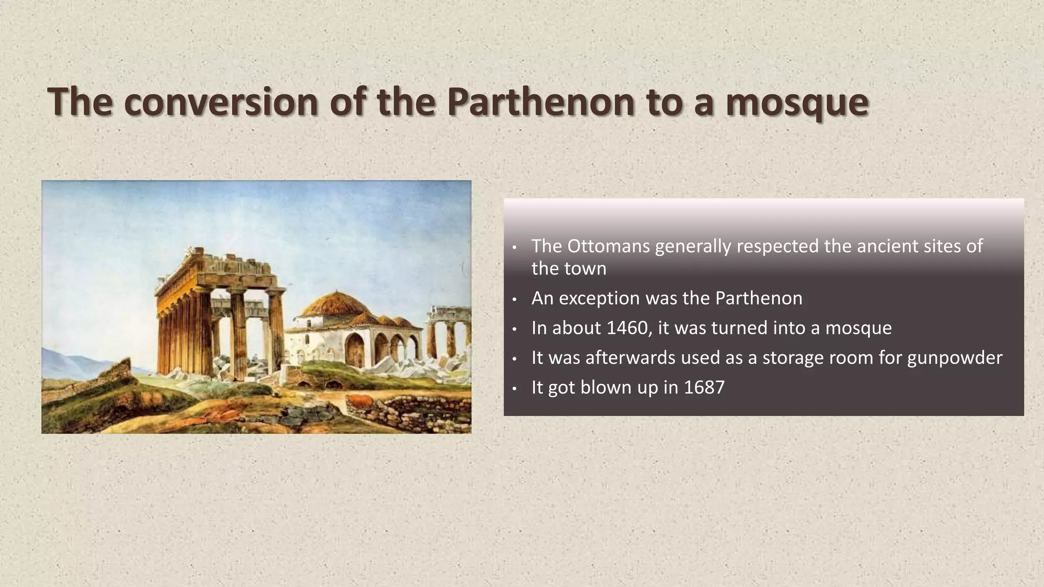 The Ottoman Empire Period in Athens | PPTX