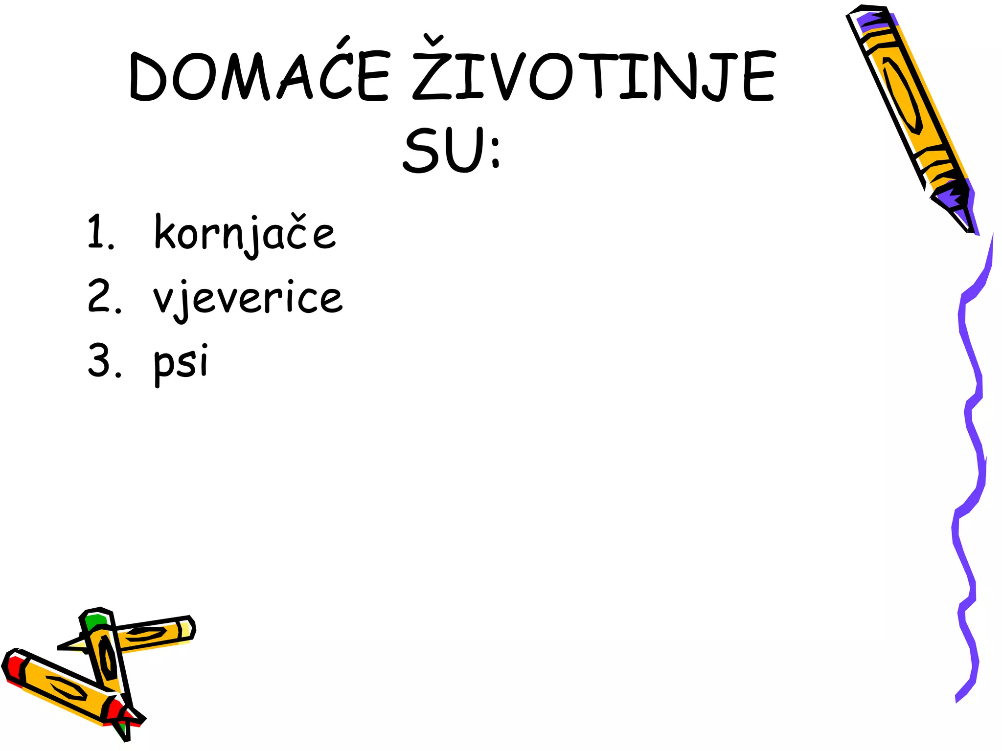 . Mo mali kviz o domacim zivotinjama | PPT