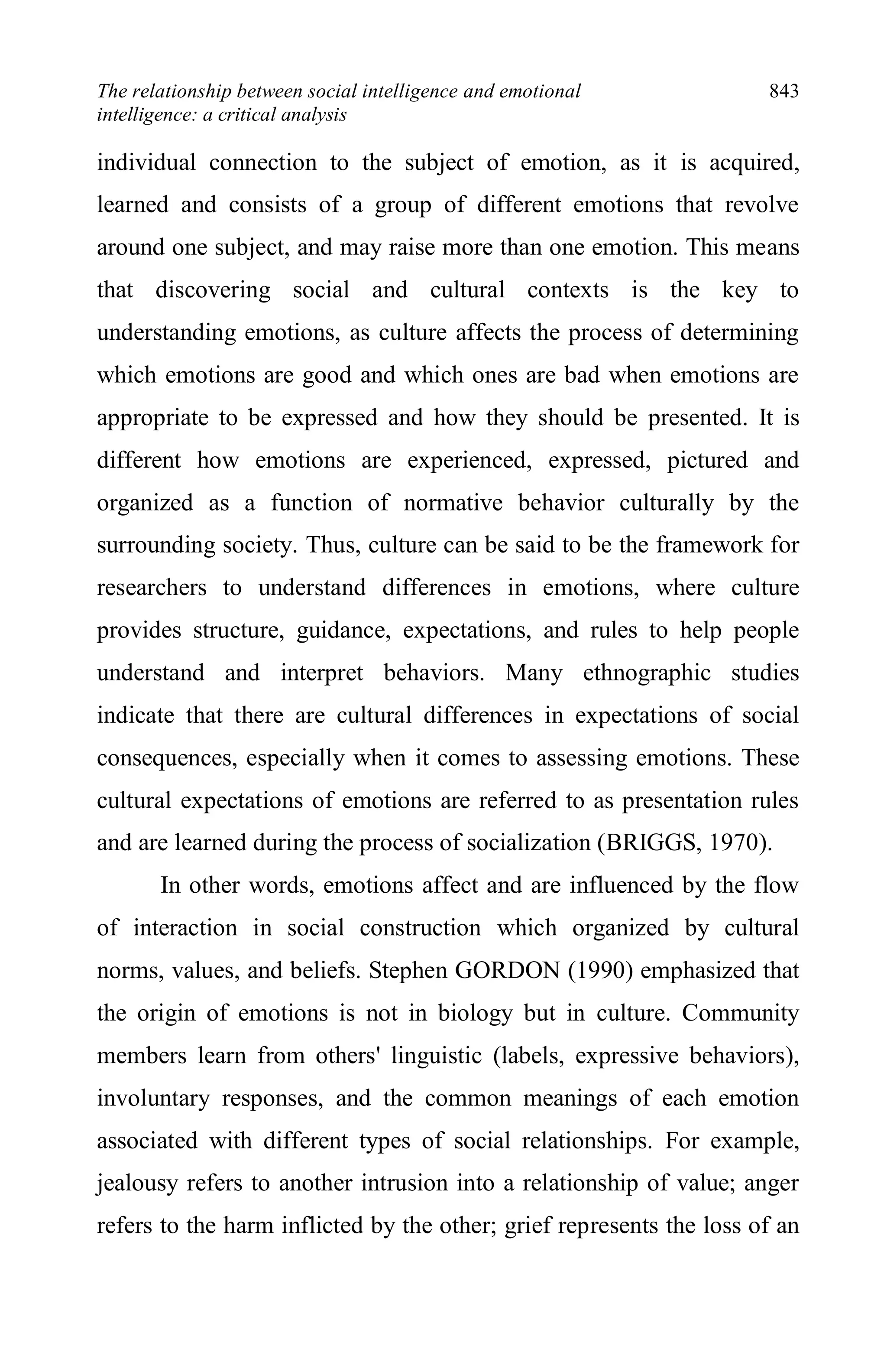 The relationship between social intelligence and emotional intelligence ...