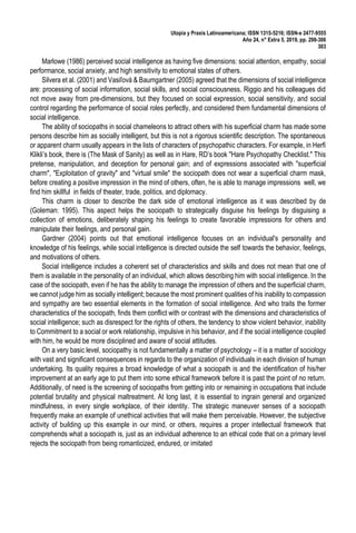 Is the sociopath socially intelligent? A new framework for understanding sociopath | PDF