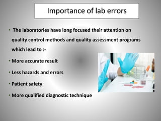 causes of laboratory errors | PDF