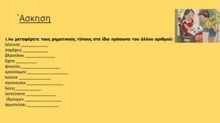 ΟΡΙΣΤΙΚΗ ΕΝΕΣΤΩΤΑ ΤΟΥ ΕΙΜΙ,ΟΡΙΣΤΙΚΗ ΕΝΕΣΤΩΤΑ ,ΜΕΛΛΟΝΤΑ ΒΑΡΥΤΟΝΩΝ ...