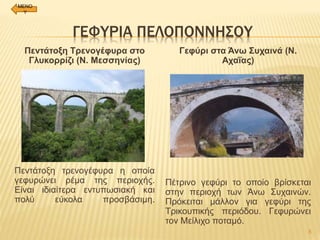Γεφύρια Ελλαδας | PPTX