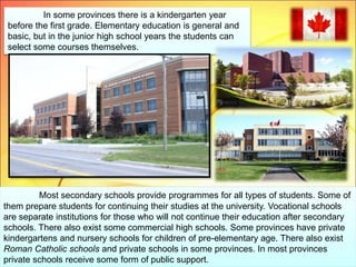 Education in Canada | PPT