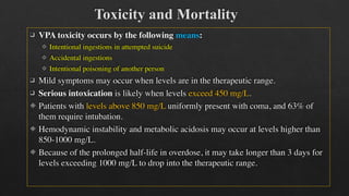 Valproic Acid Toxicity | PDF