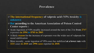 Valproic Acid Toxicity | PDF