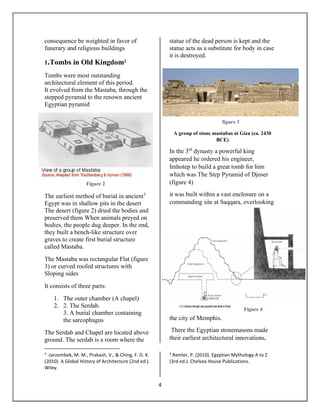 The evolution of tombs in ancient Egypt | PDF