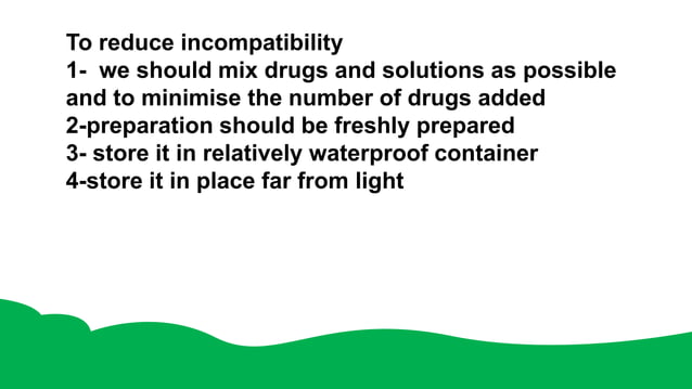 Intravenous admixtures | PPTX | Chemistry | Science