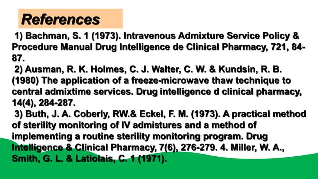 Intravenous admixtures | PPTX | Chemistry | Science