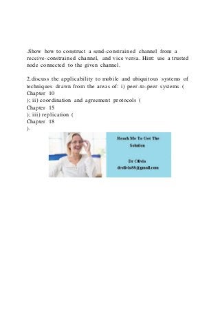 .Show how to construct a send-constrained channel from a receive | PDF