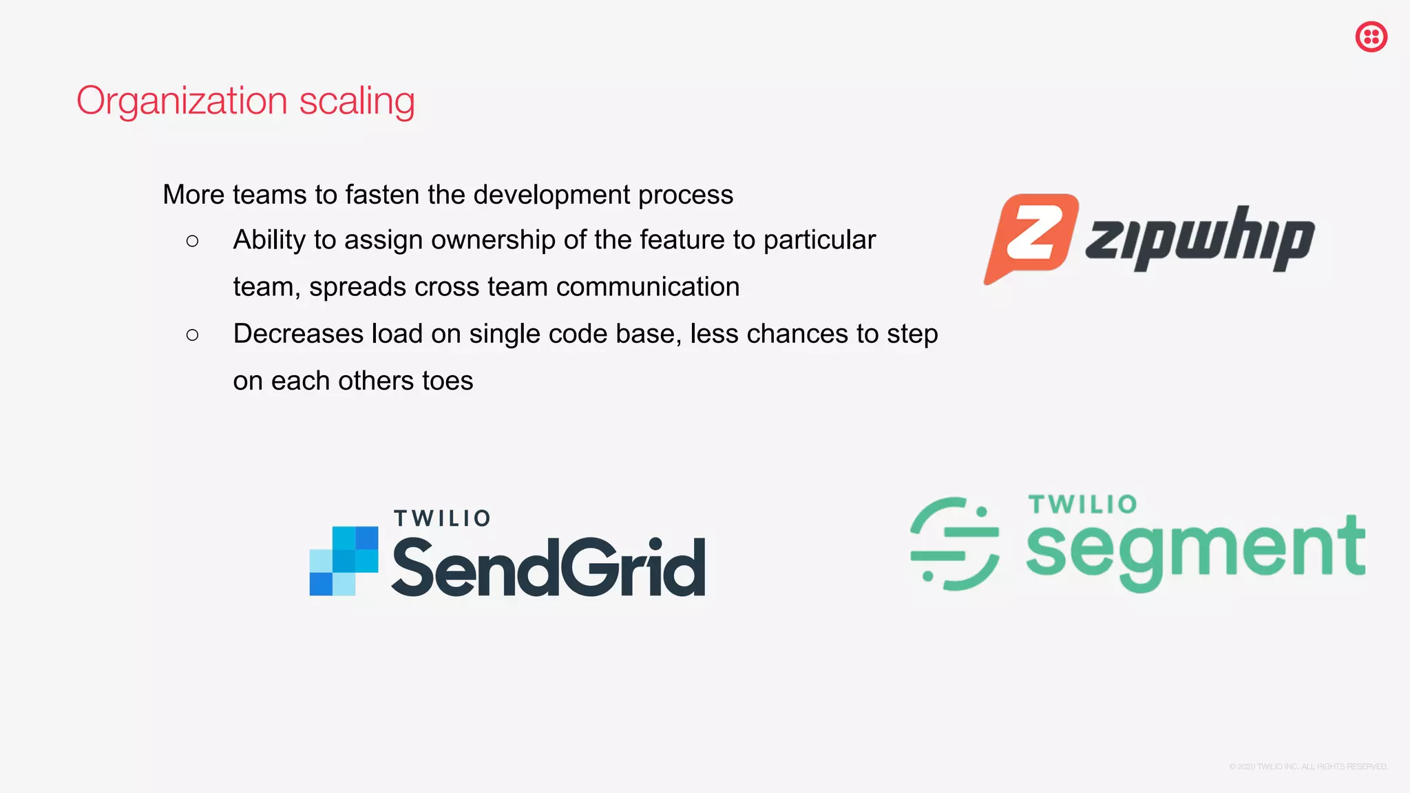 "Evolution of microservice architecture on Conversations API ...