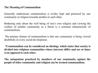 UNIT 1.2 Communalism PPT.pptx