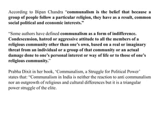 UNIT 1.2 Communalism PPT.pptx