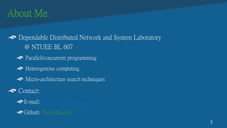 [COSCUP 2022] 腳踏多條船-利用 Coroutine在 Software Transactional Memory上進行動態排程 ...