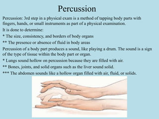 Physical Examination Components | PPT
