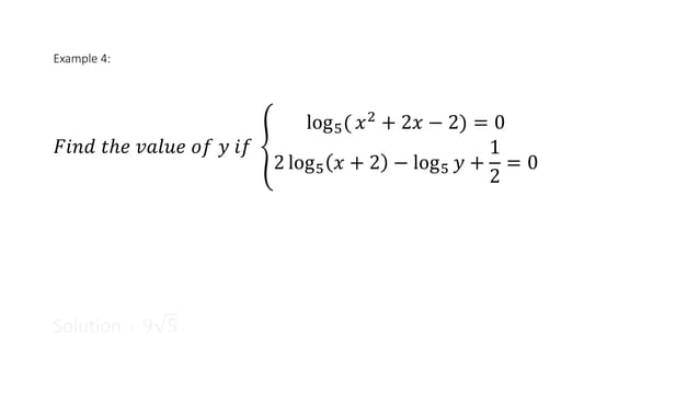 理想国牛剑数学讲义：𝐿𝑜𝑔𝑎𝑟𝑖𝑡ℎ𝑚𝑖𝑐 𝐸𝑞𝑢𝑎𝑡𝑖𝑜𝑛𝑠 & 𝐿𝑜𝑔𝑎𝑟𝑖𝑡ℎ𝑚 𝐴𝑝𝑝𝑙𝑖𝑐𝑎𝑡𝑖𝑜𝑛.pptx