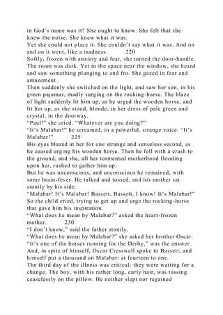 . H. Lawrence THE ROCKING-HORSE WINNER 1933D. H. Lawrence.docx