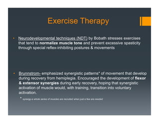 .stroke physiotherapy.pptx | Physical Therapy | Wellness