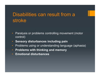 .stroke physiotherapy.pptx | Physical Therapy | Wellness