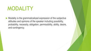 The Modal in English grammar | PPT