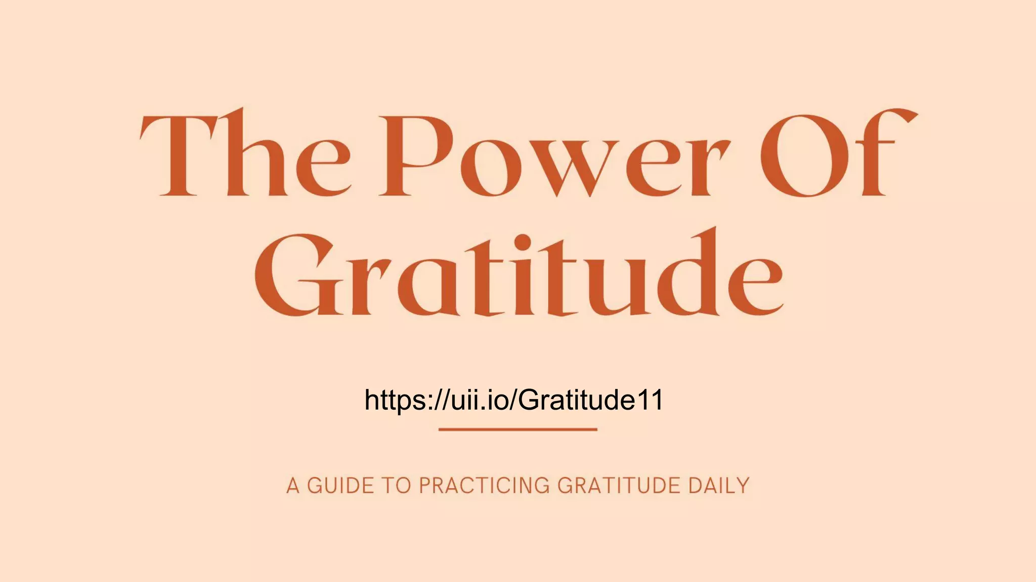 The Power Of Gratitude - Oprah Winfrey Speech | PDF