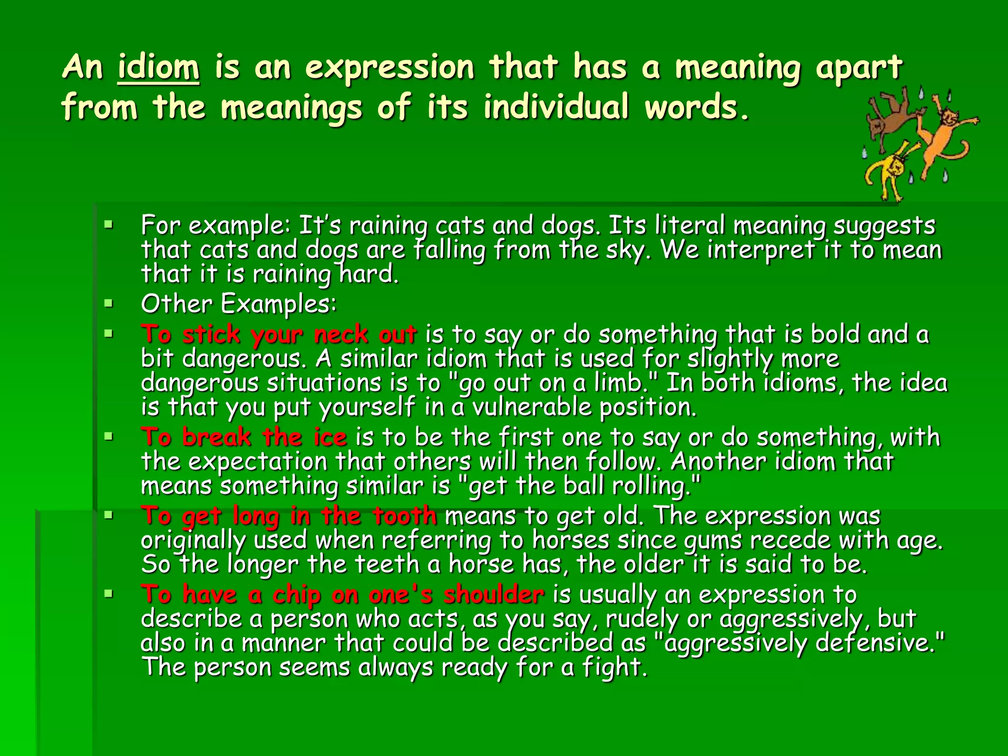 Idiom | PPT