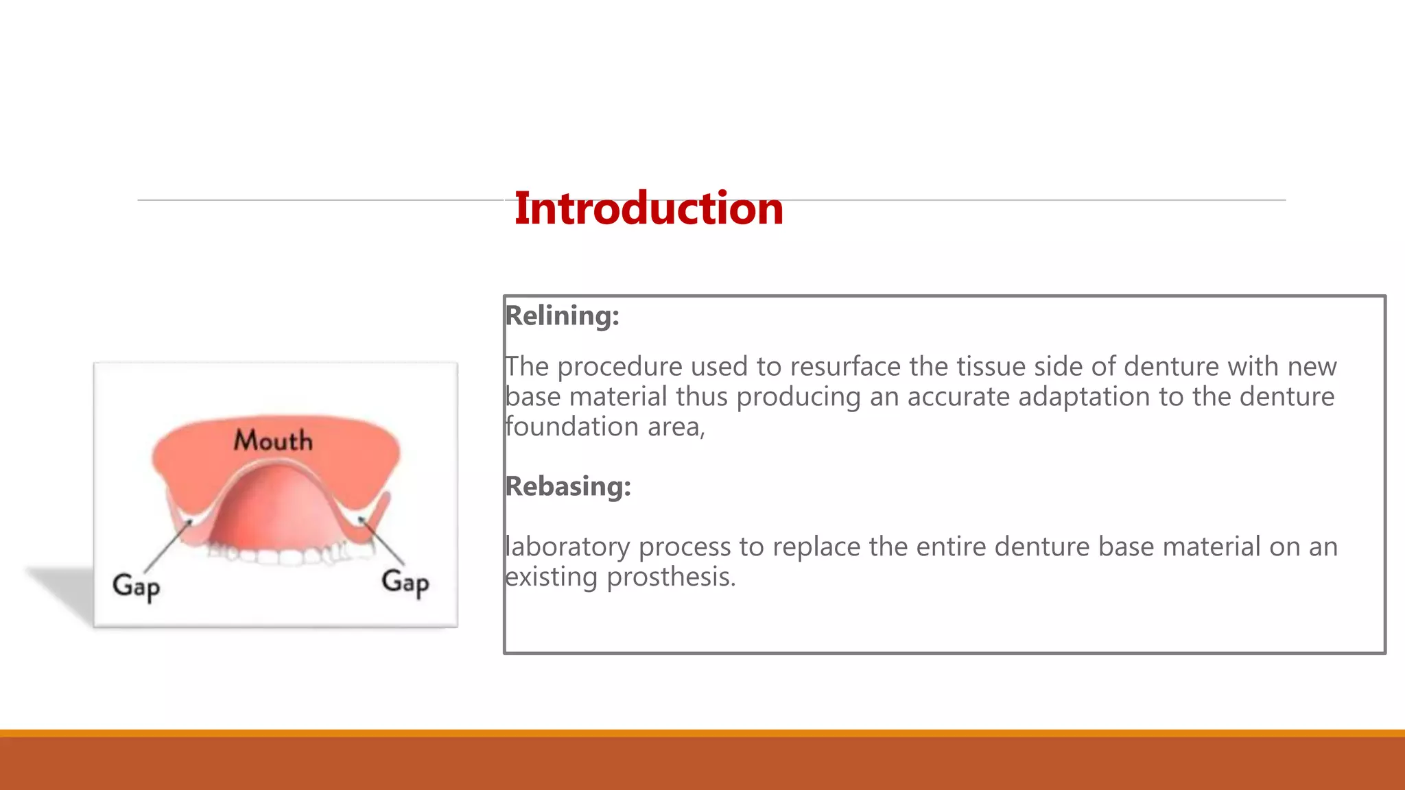 Relining and rebasing | PPTX