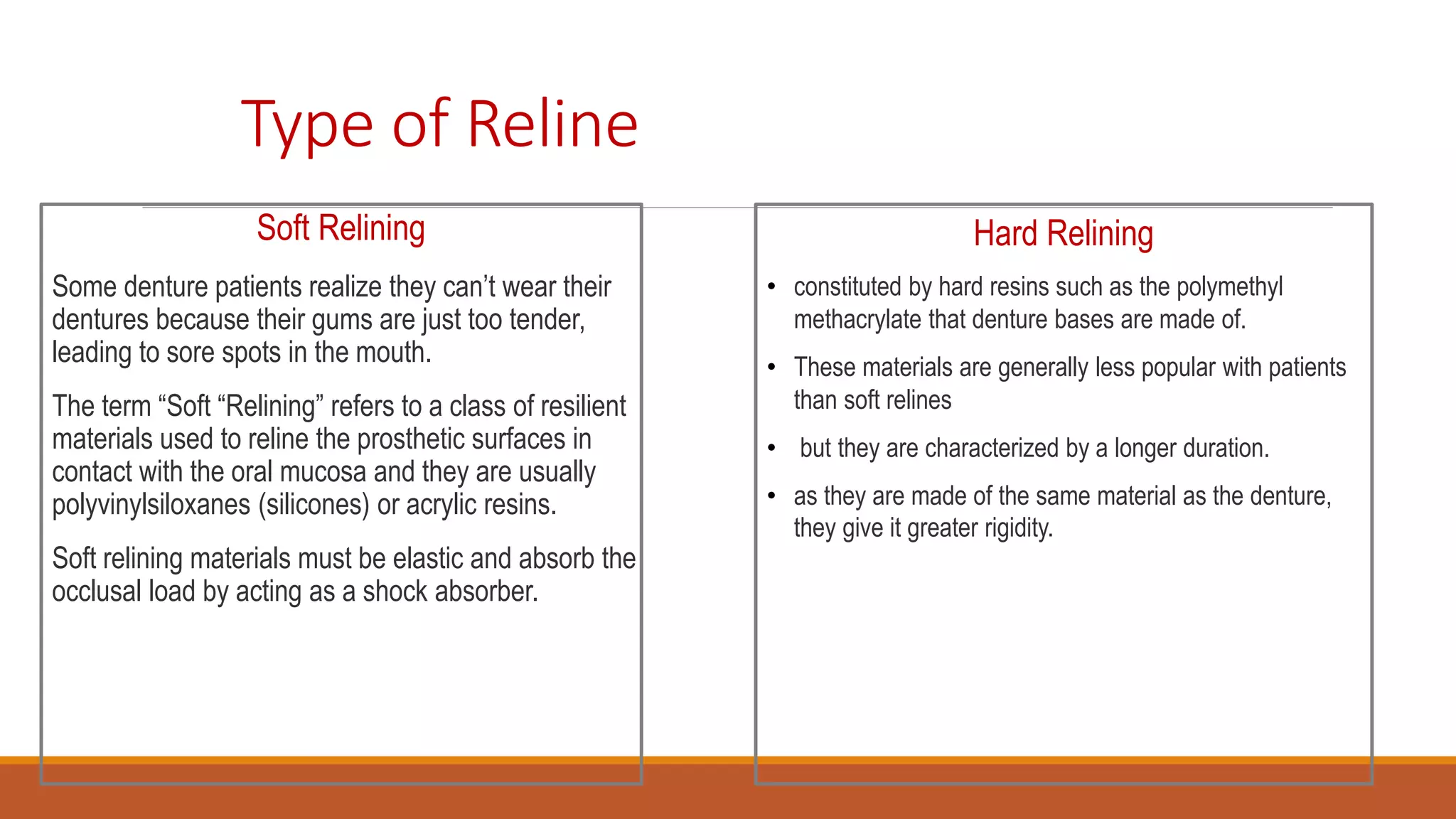Relining and rebasing | PPTX
