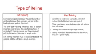 Relining and rebasing | PPTX