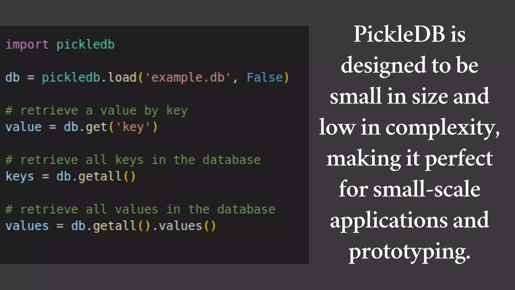 PickleDB | PPT