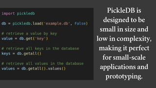 PickleDB | PDF
