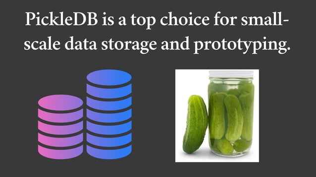 PickleDB | PPT