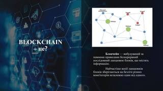 Що таке блокчейн | PPTX