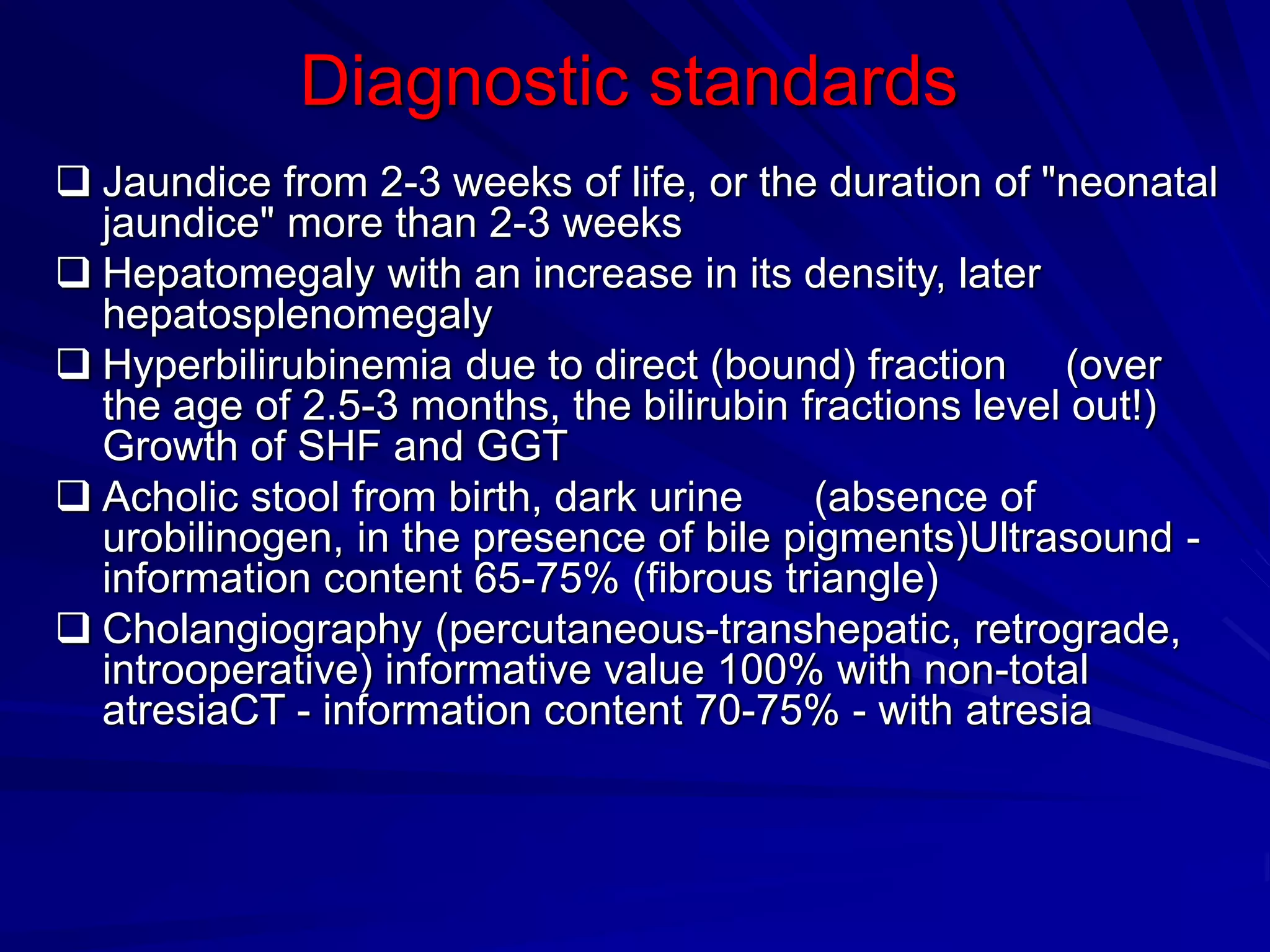 Malformations of the biliary tract. Portal hypertension syndrome ...