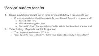 Women in Tech - Reuse your Flows with Subflow - May 2023 | PPT
