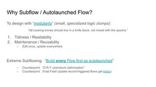 Women in Tech - Reuse your Flows with Subflow - May 2023 | PPT