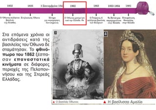 Η βασιλεία του Όθωνα - ο Ιωάννης Κωλέττης -Η βασιλεία του Γεωργίου | PDF