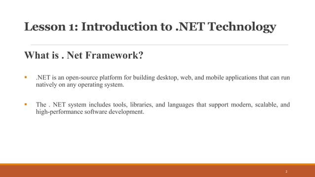 .Net Technologies Lesson 1.pptx