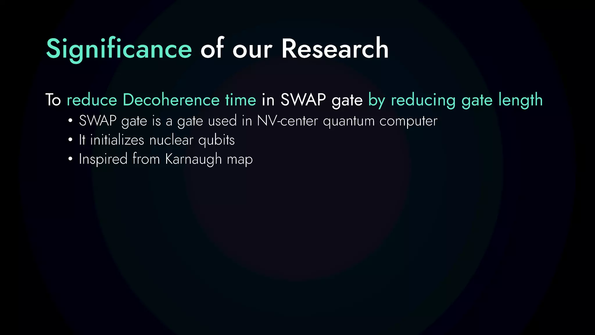Quantum Karnaugh map in NV-center Quantum Computer | PPTX