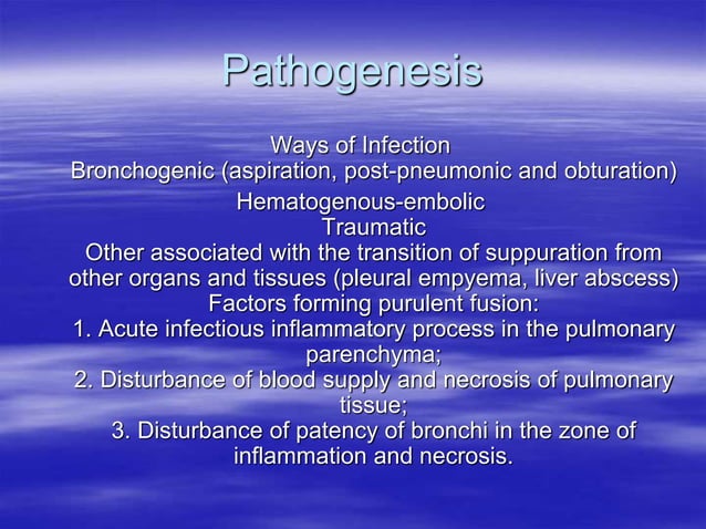 Лекция. Абсцесс и гангрена легких. Abscess, lung gangrene англ..ppt