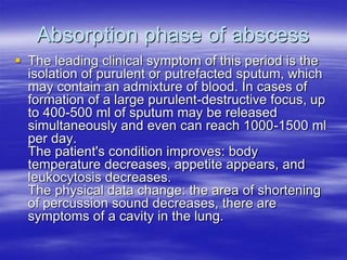Лекция. Абсцесс и гангрена легких. Abscess, lung gangrene англ..ppt