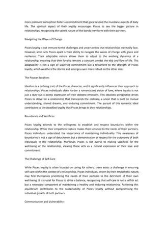 Are pisces loyal in relationships | DOC