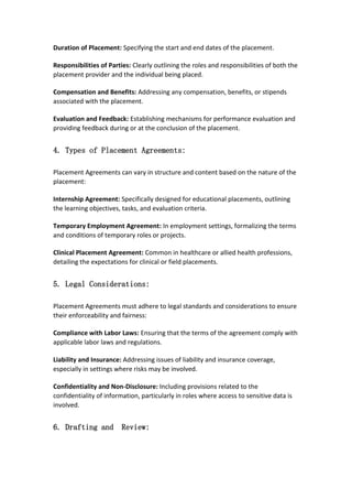 What Is a Placement Agreement: A Complete Overview | DOC