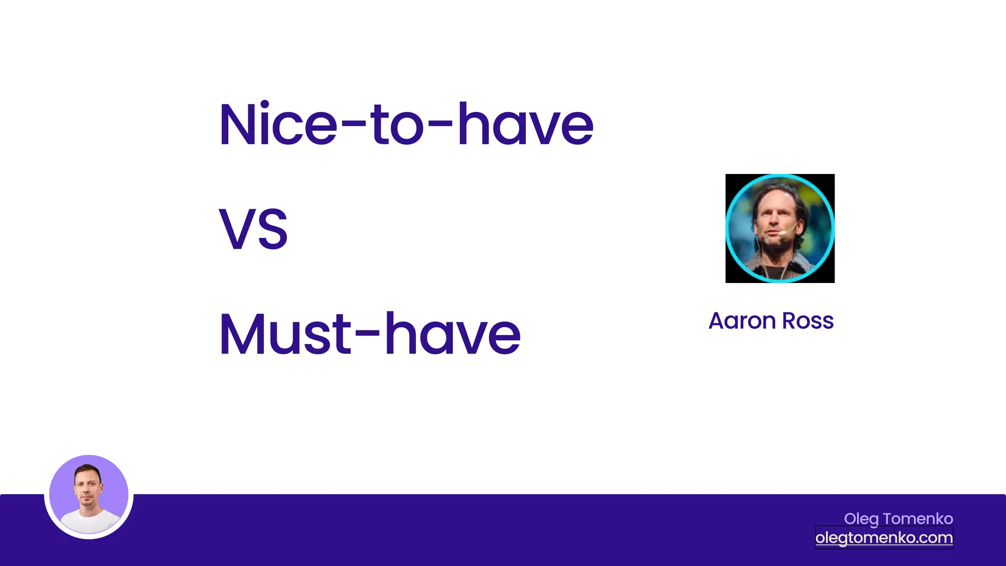 Oleg Tomenko: 3P: Portrait, Persona, Proposal framework for Outbound ...