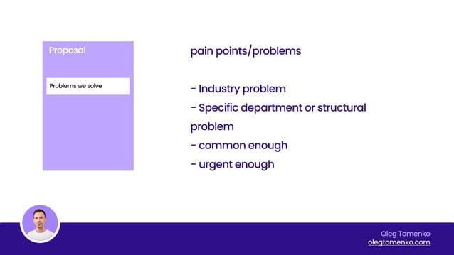 Oleg Tomenko: 3P: Portrait, Persona, Proposal framework for Outbound ...